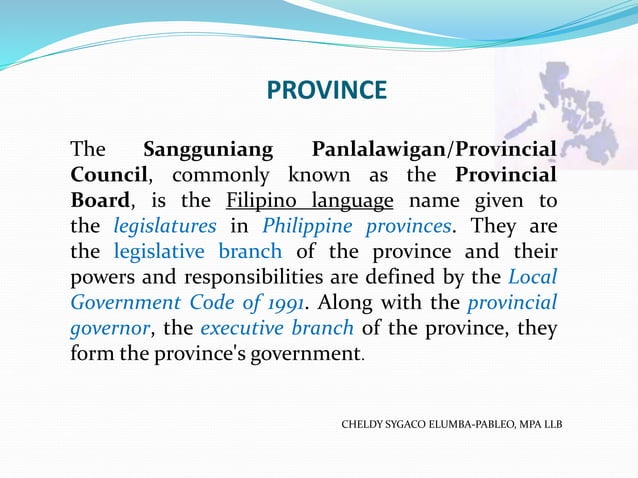 Summary Report on Local Government Unit (LGU) | PPTX | Law