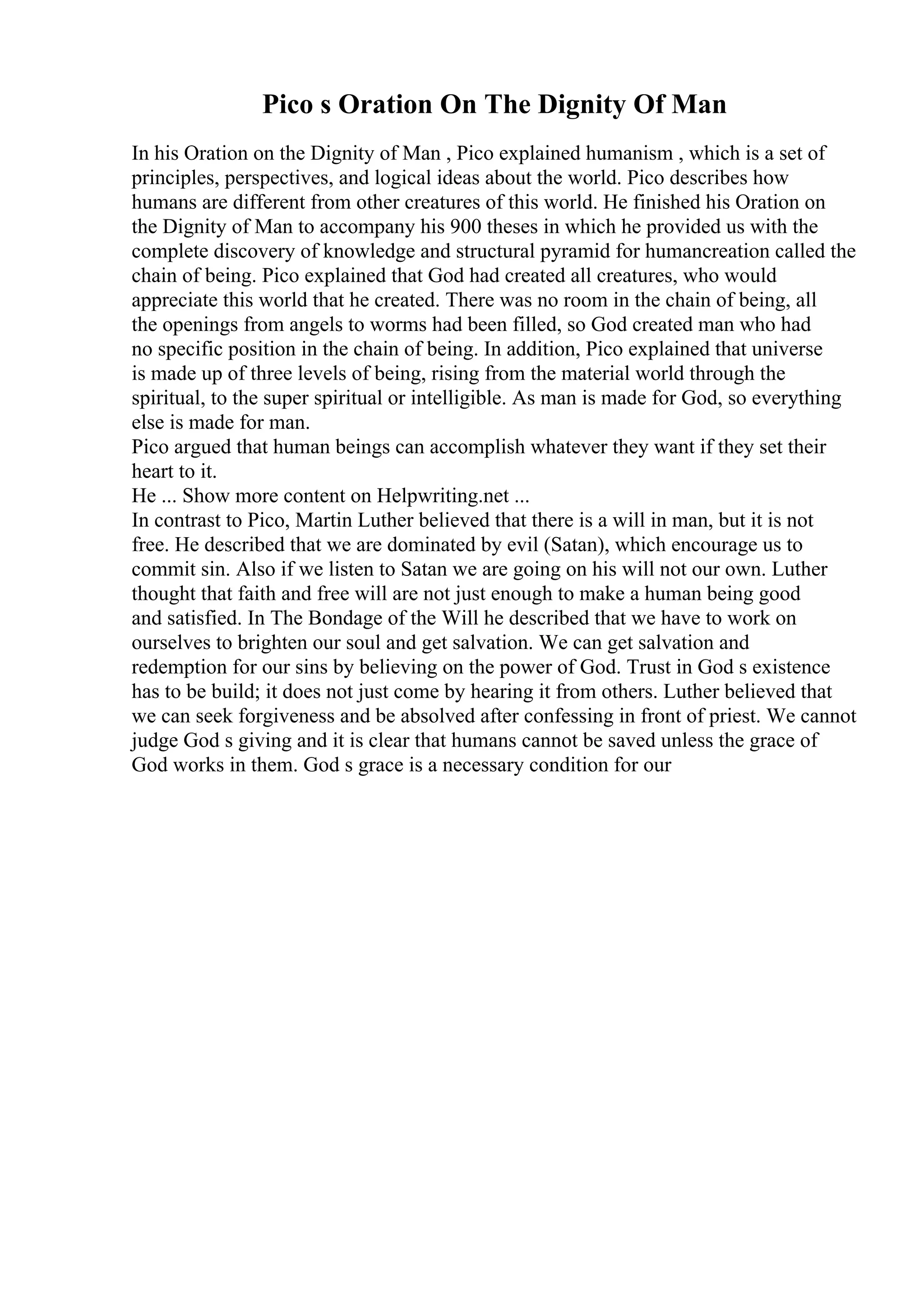 Summary Response Essay Example | PDF