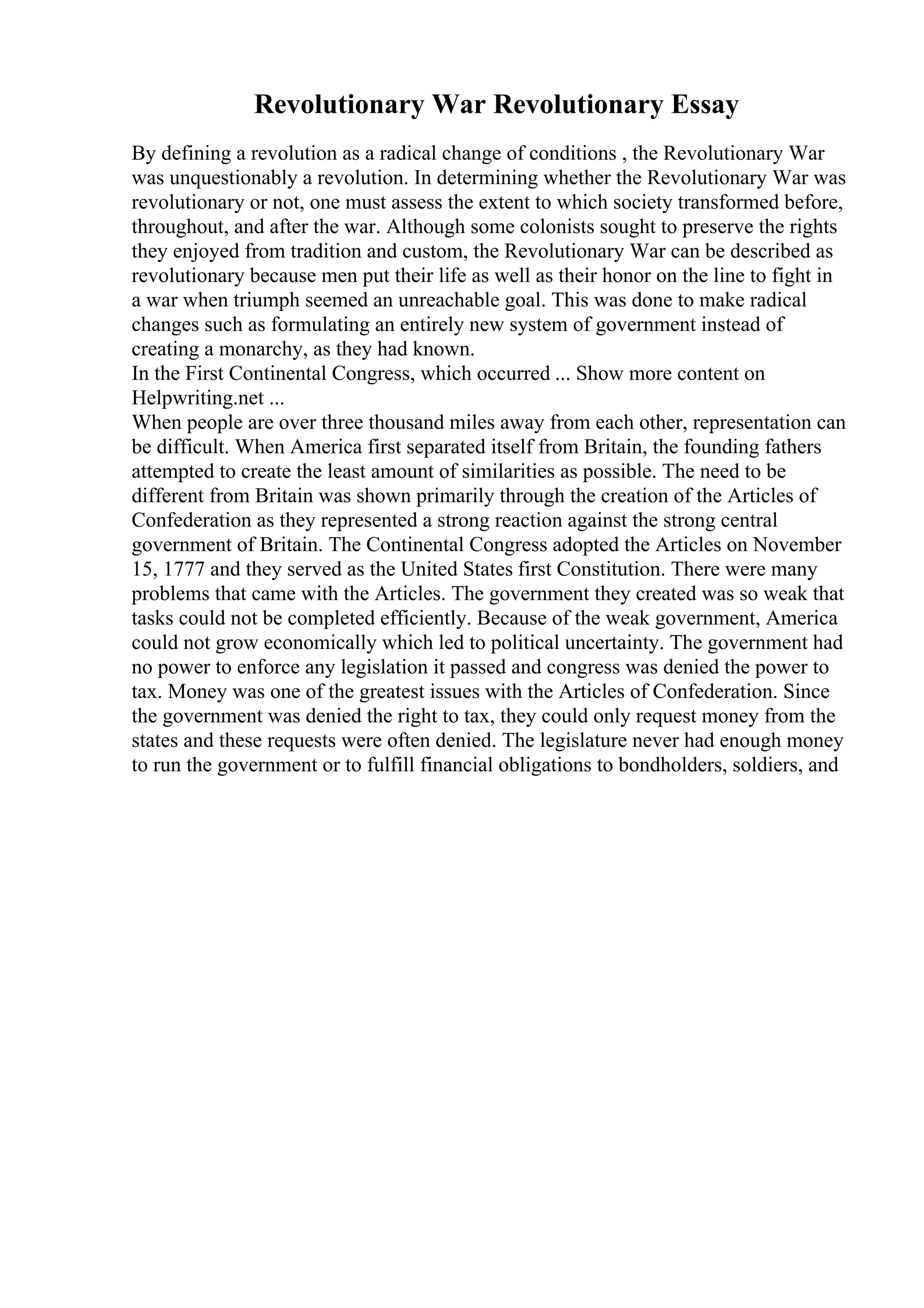 Summary Response Essay Example | PDF