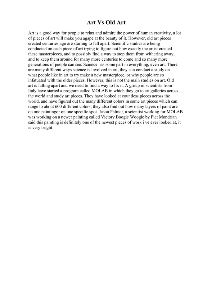 Summary Response Essay Example | PDF