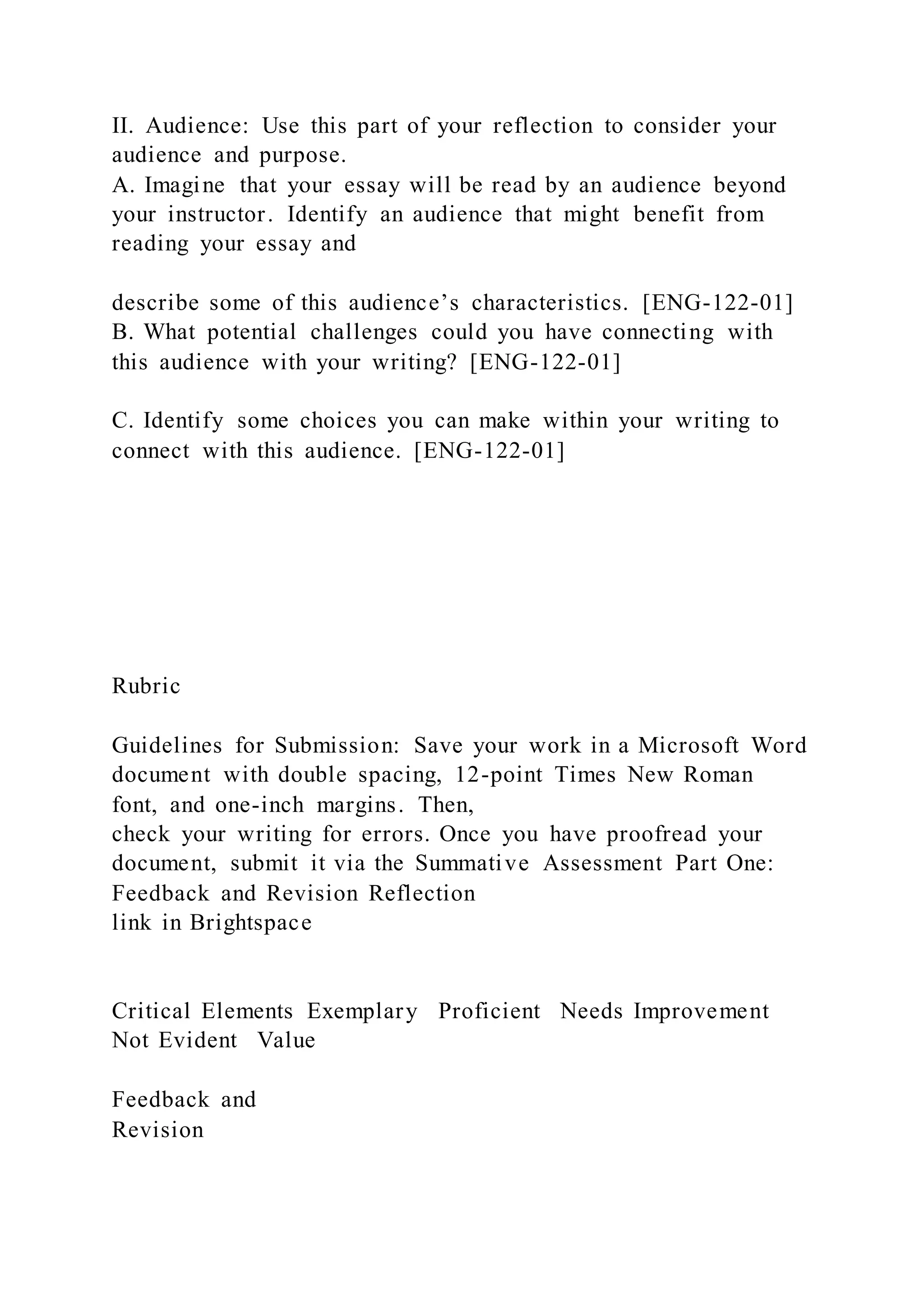 Summary Rubric (simplified grading rubric) = 25 total rubri | DOCX