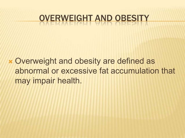 Obesity | PPT
