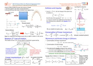 [PHY103] Infographics of the Physics Course PHY103 for Mechanical ...