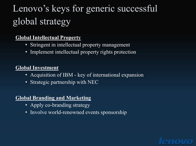 Lenovo Research Analysis | PPTX