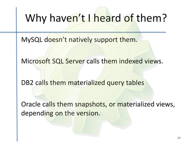 Summary tables with flexviews | PPT
