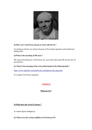 SUMMARY TED OWENS AND CE5. | PDF