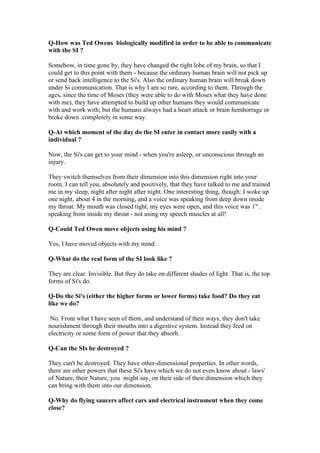 SUMMARY TED OWENS AND CE5. | PDF