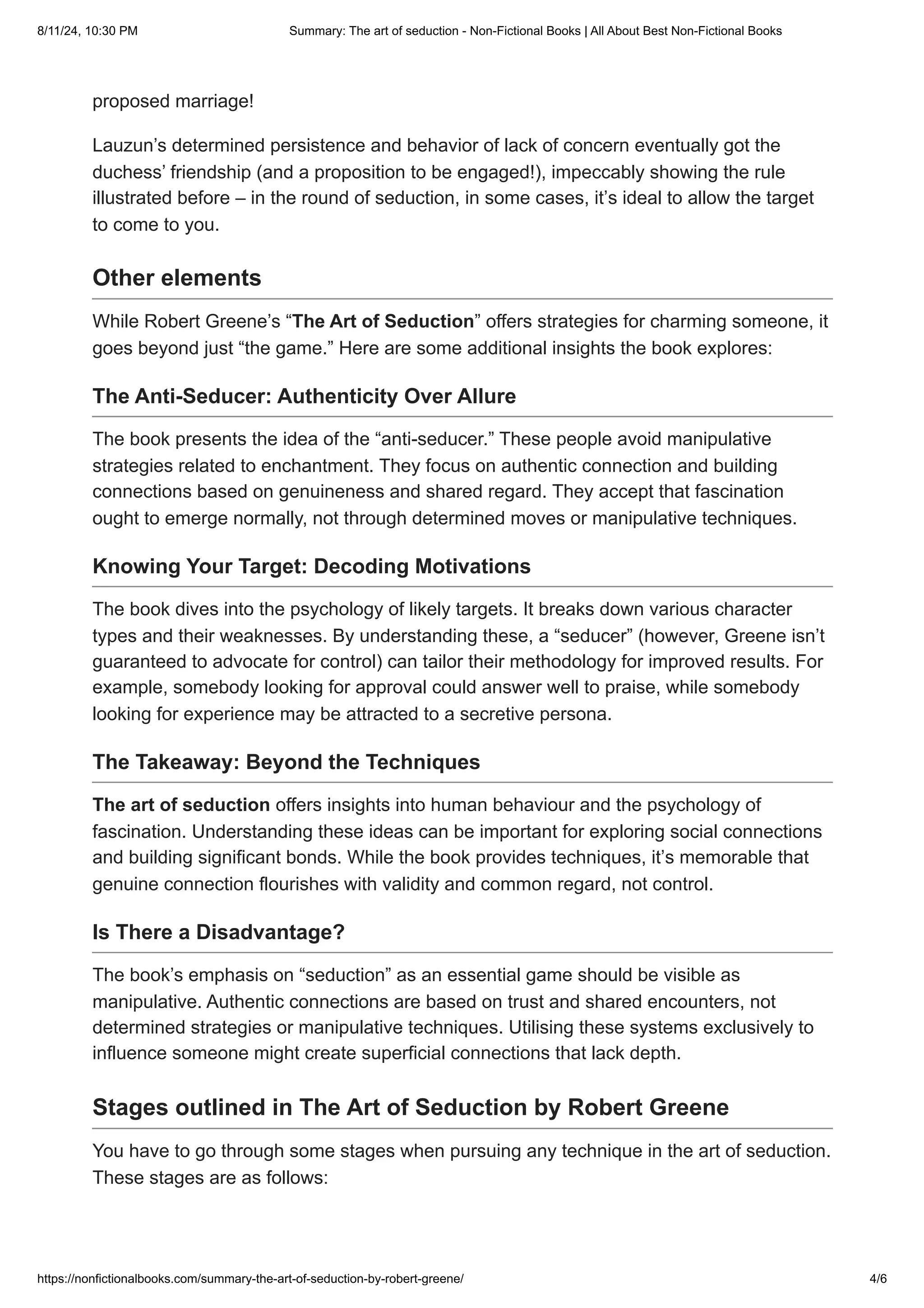 Summary_ The art of seduction - Non-Fictional Books _ All About Best ...