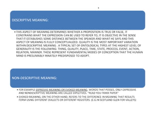Unit 1 Semantics | PPT