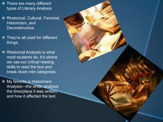 Summary vs Analysis | PPT