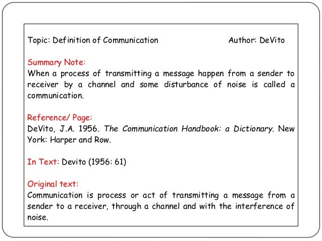What Is A Summary Definition And Meaning