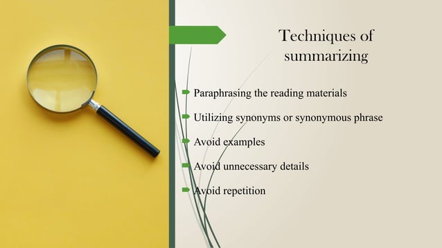 Summary Writing PowerPoint for forms three to five | PPT
