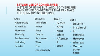Summary writing | PPTX