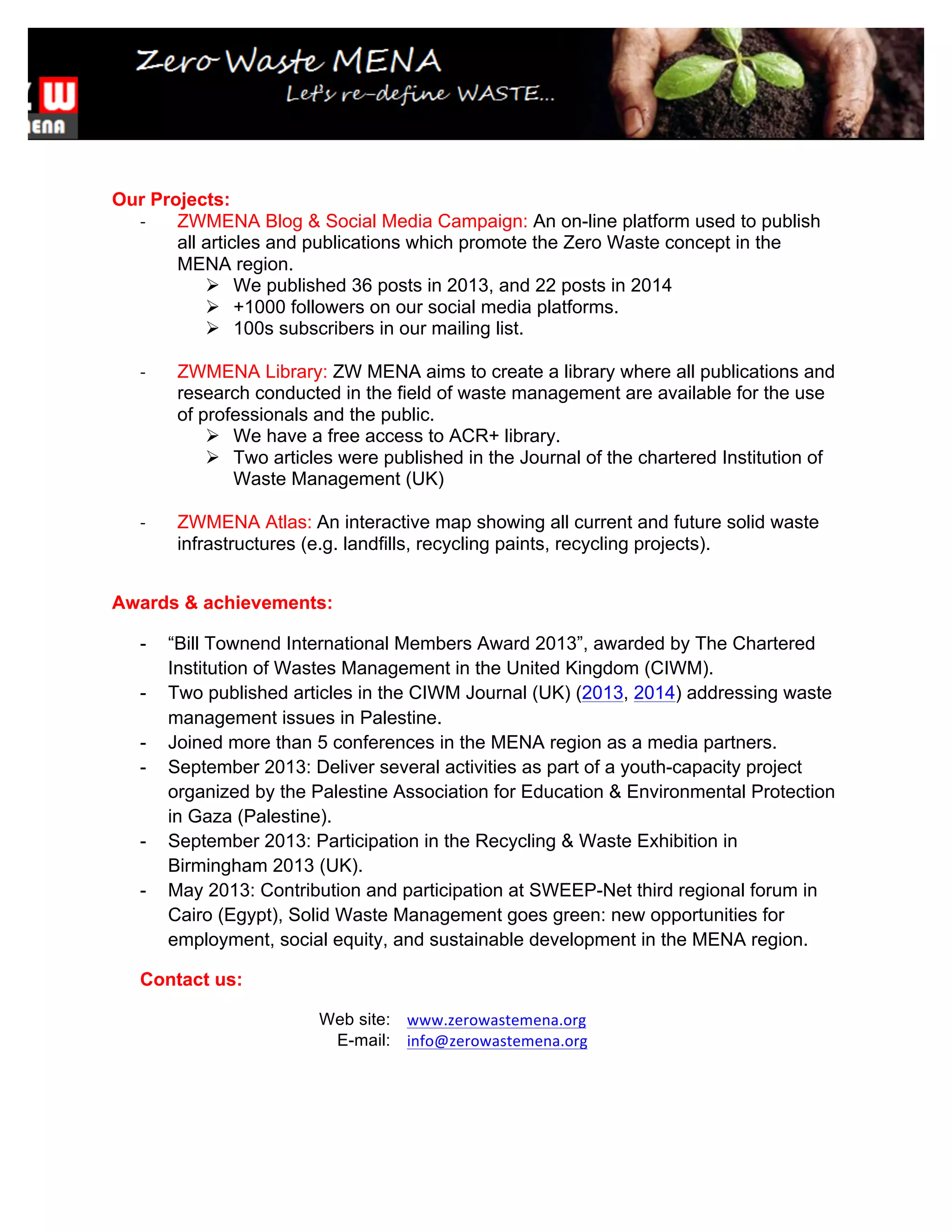 Zero waste MENA (English( | PDF