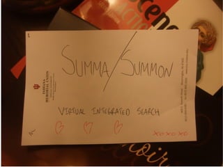 Summa/Summon: Something something | PDF