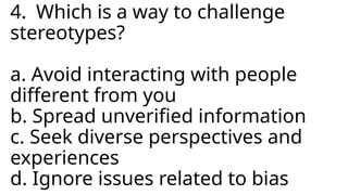 Summative for Bias and Prejudice.......... | PPTX