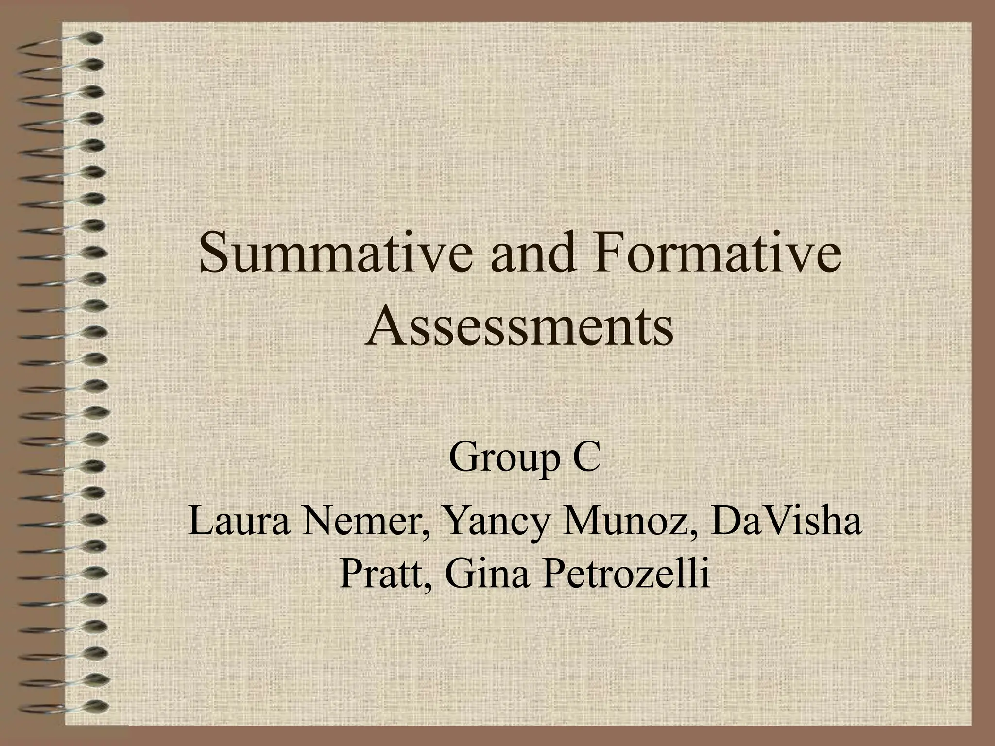 Summative and Formative Assessments.ppt