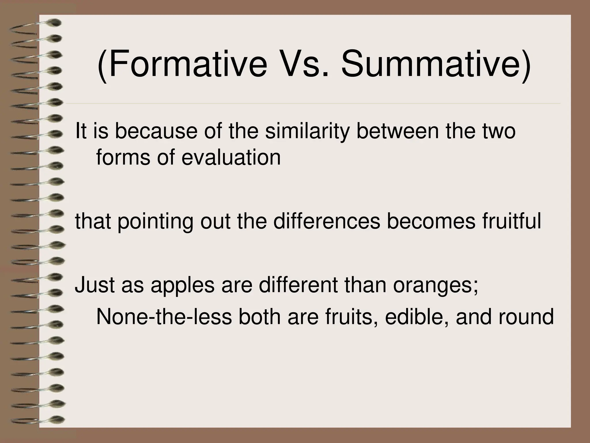 Summative and Formative Assessments Presentation | PPT
