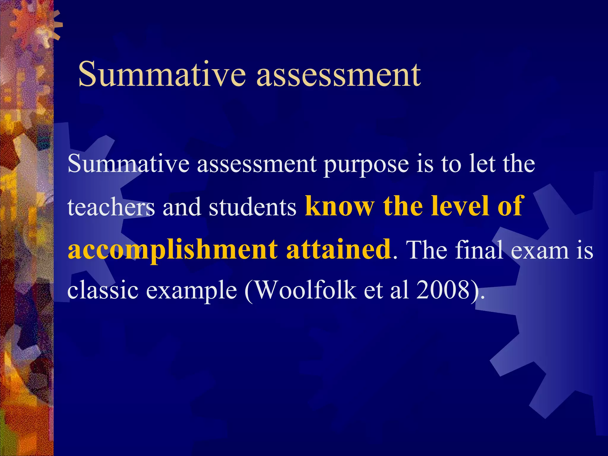 Summative assessment | PPT