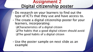 Assessment - Ethical use of ICT | PPTX