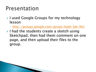 Summative presentation | PPTX