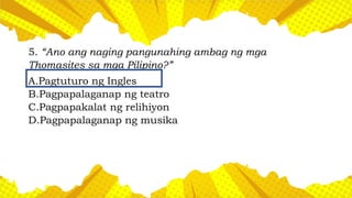 SUMMATIVE sa Ikalawang Markahan sa Filipino | PPTX