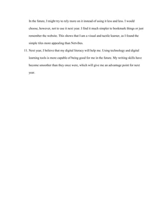 Summative reflection | DOCX | Substance Abuse | Diseases and Conditions