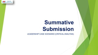 Summative Submission pptx | PPT