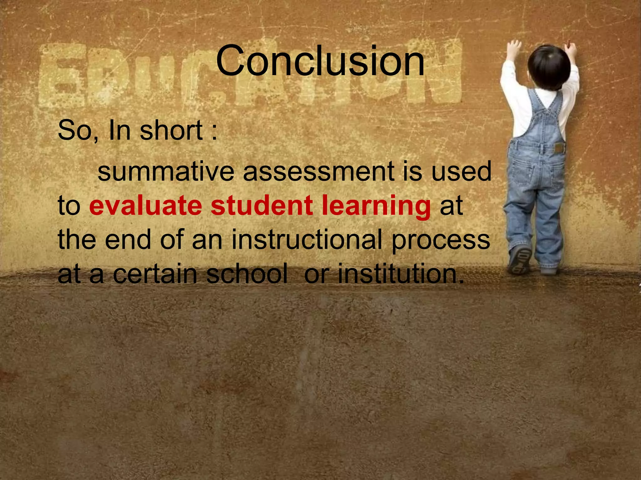 Summative test ppt | PPTX