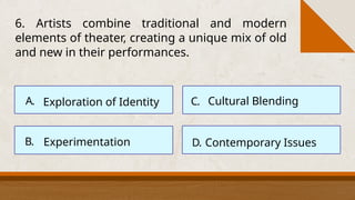Summative TesT IN MUSIC AND ARTS GRADE SEVEN 2024-2025 | PPTX