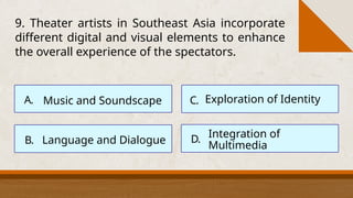 Summative TesT IN MUSIC AND ARTS GRADE SEVEN 2024-2025 | PPTX