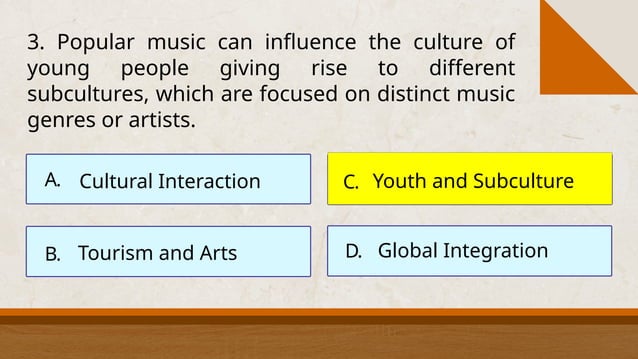 Summative TesT IN MUSIC AND ARTS GRADE SEVEN 2024-2025 | PPTX