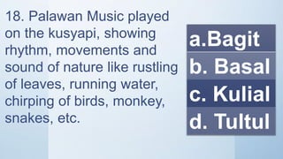 2nd quarter Summative test in music 7 | PPTX