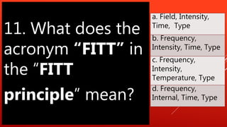 Summative test in physical education 7 1st quarter | PPTX