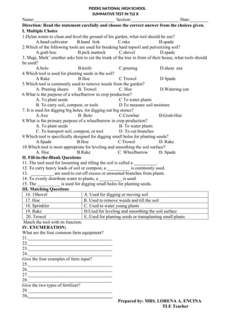 SUMMATIVE TEST IN TECHNOLOGY AND LIVELIHOOD EDUCATION 8.docx