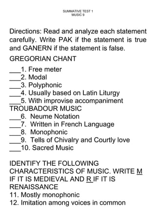 SUMMATIVE TEST MUSIC 9 FIRST.docx