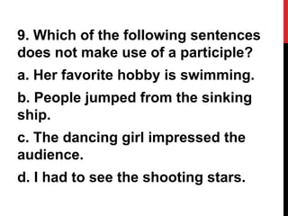 Summative test Part 3 Vertbals(Infinitive, Participles, Gerunds).pptx