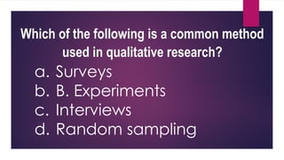 Summative Test QUARTER 3, PRACTICAL RESEARCH 1 | PPTX