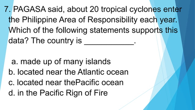 Summative Test_Understanding Typhoon.pptx | Weather | Science