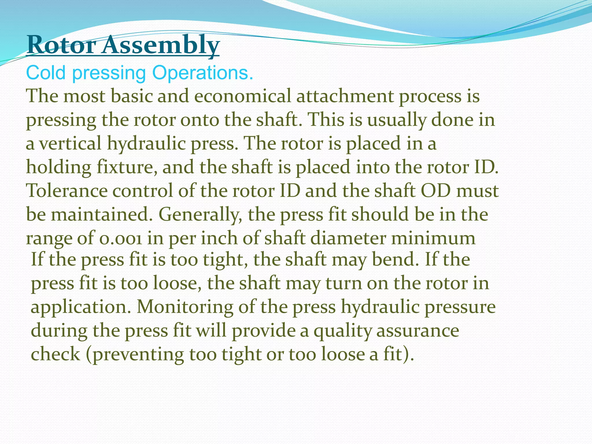 presentation on rotor balancing | PPTX