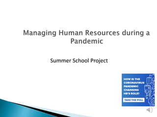 Summer school project Business issues.ppt