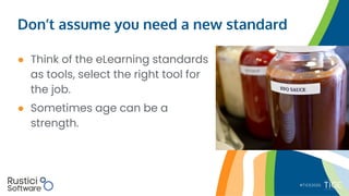 Content and eLearning Standards: Finding the Best Fit for Your-Training ...