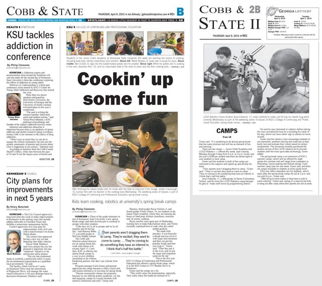 Spring Break Camps in the Marietta Daily Journal | PDF