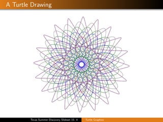 Comprehensive Introduction to Python Turtle Graphics Programming | PDF