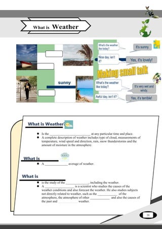 Science Summer Course - Weather and Atmosphere | DOCX