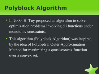 Non-convex Optimization in Networks | PPT