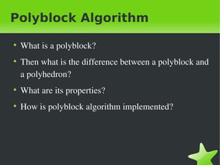 Non-convex Optimization in Networks | PPT