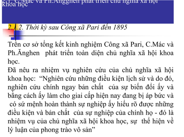 [Summer 2021] Chu nghia xa hoi khoa hoc - Chuong 1.pptx