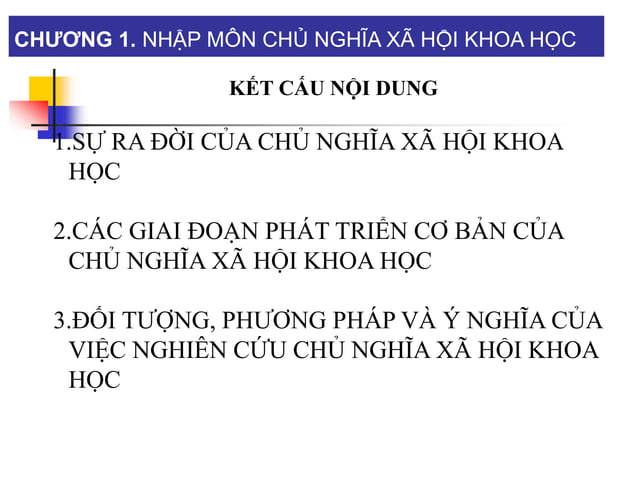 [Summer 2021] Chu nghia xa hoi khoa hoc - Chuong 1.pptx