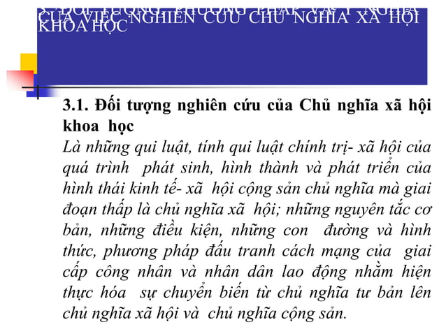 [Summer 2021] Chu nghia xa hoi khoa hoc - Chuong 1.pptx